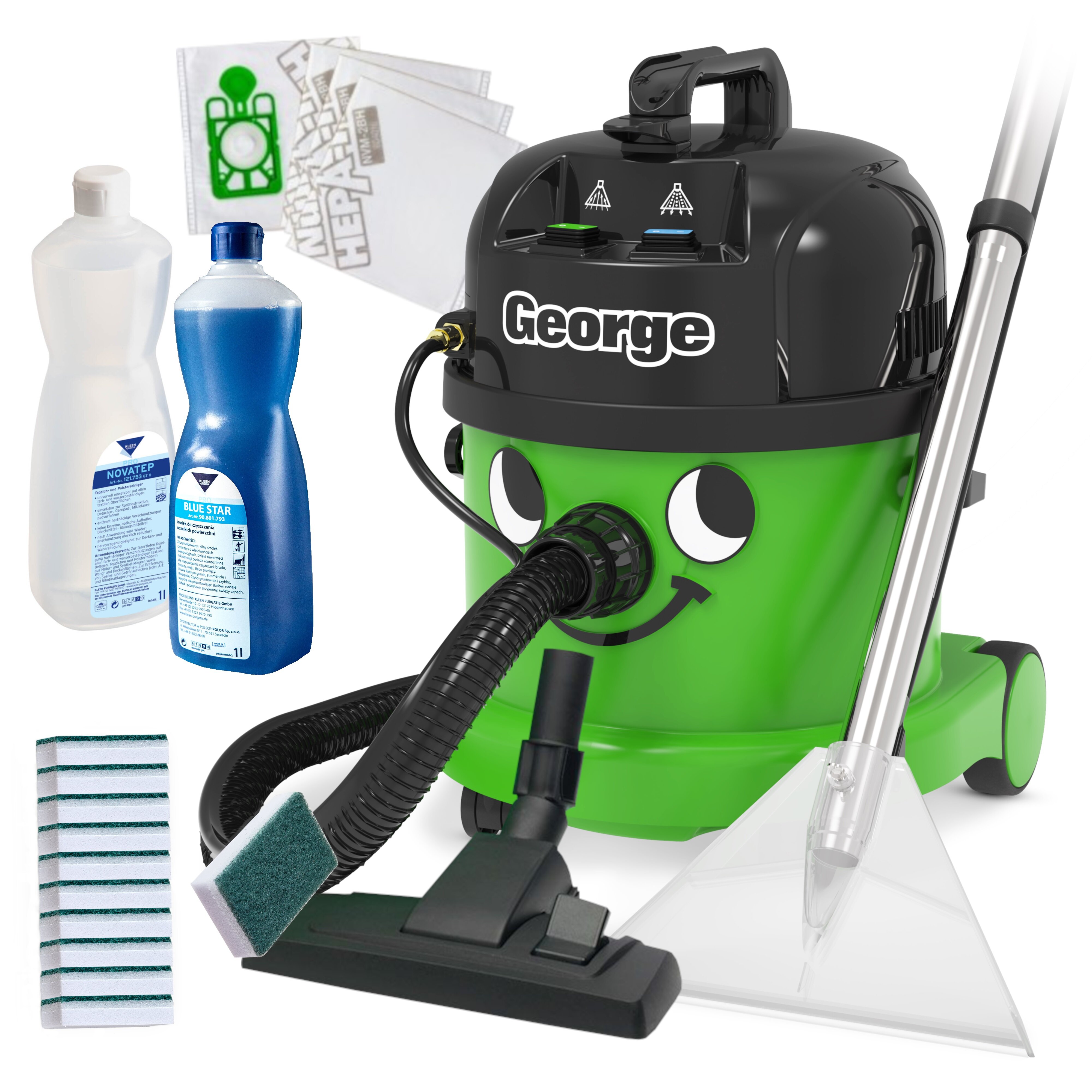 NUMATIC George GVE370 + zestaw akcesoriów Odkurzacz piorący - niskie ...