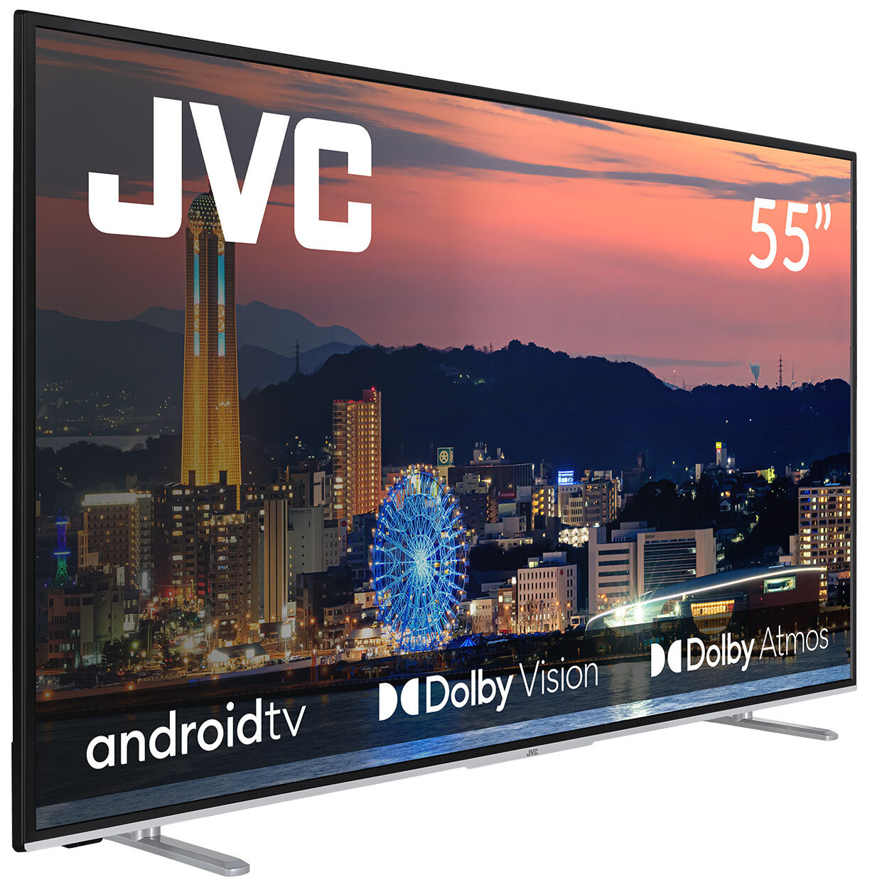 JVC LT-55VA6200 55" LED 4K Android TV Dolby Vision Dolby Atmos HDMI 2.1 ...