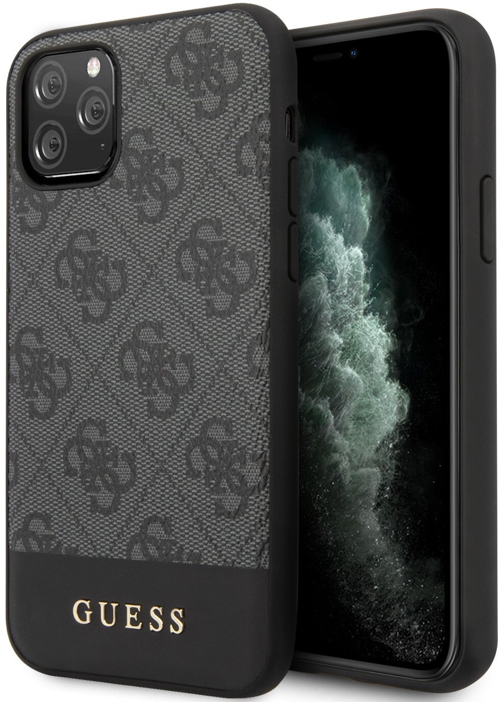 GUESS 4G Stripe Collection do Apple iPhone 14 Pro Max Szary Etui ...