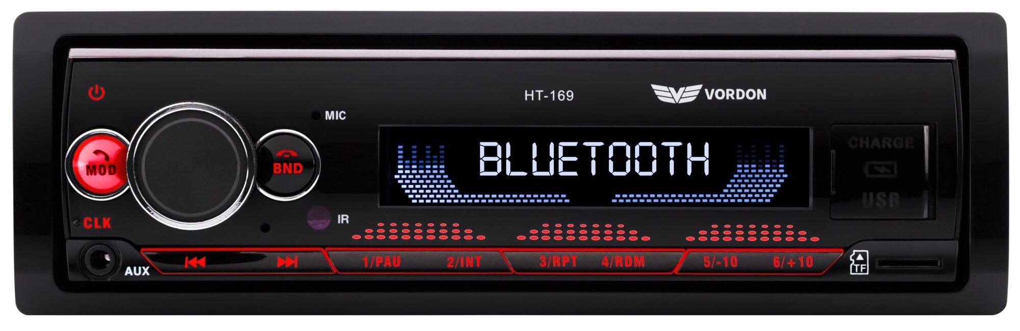 VORDON HT-169 BLUETOOTH USB SD RDS 1DIN Radio samochodowe - niskie ceny ...