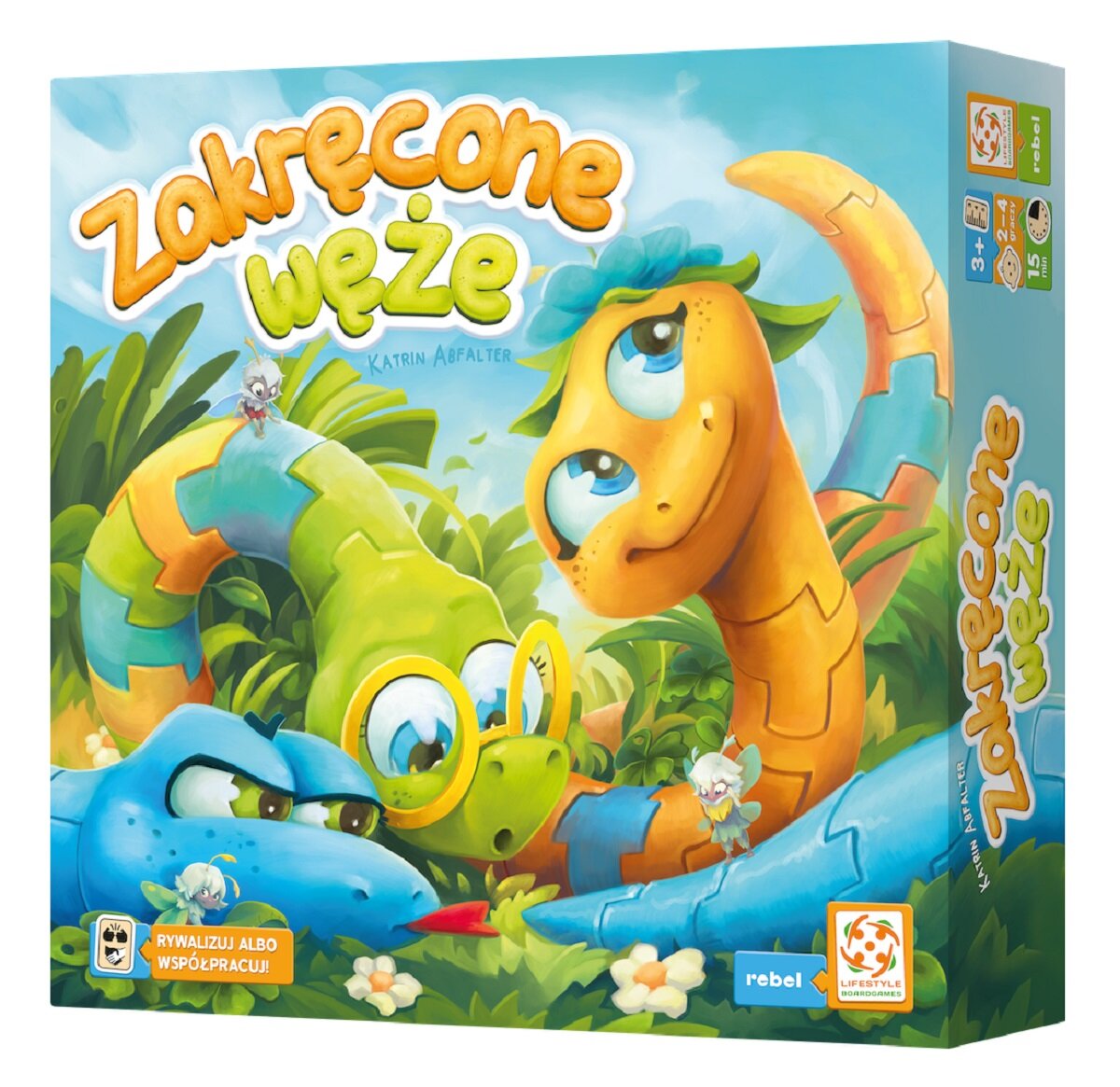 REBEL Zakręcone Węże 2006481 Gry planszowa - niskie ceny i opinie w ...