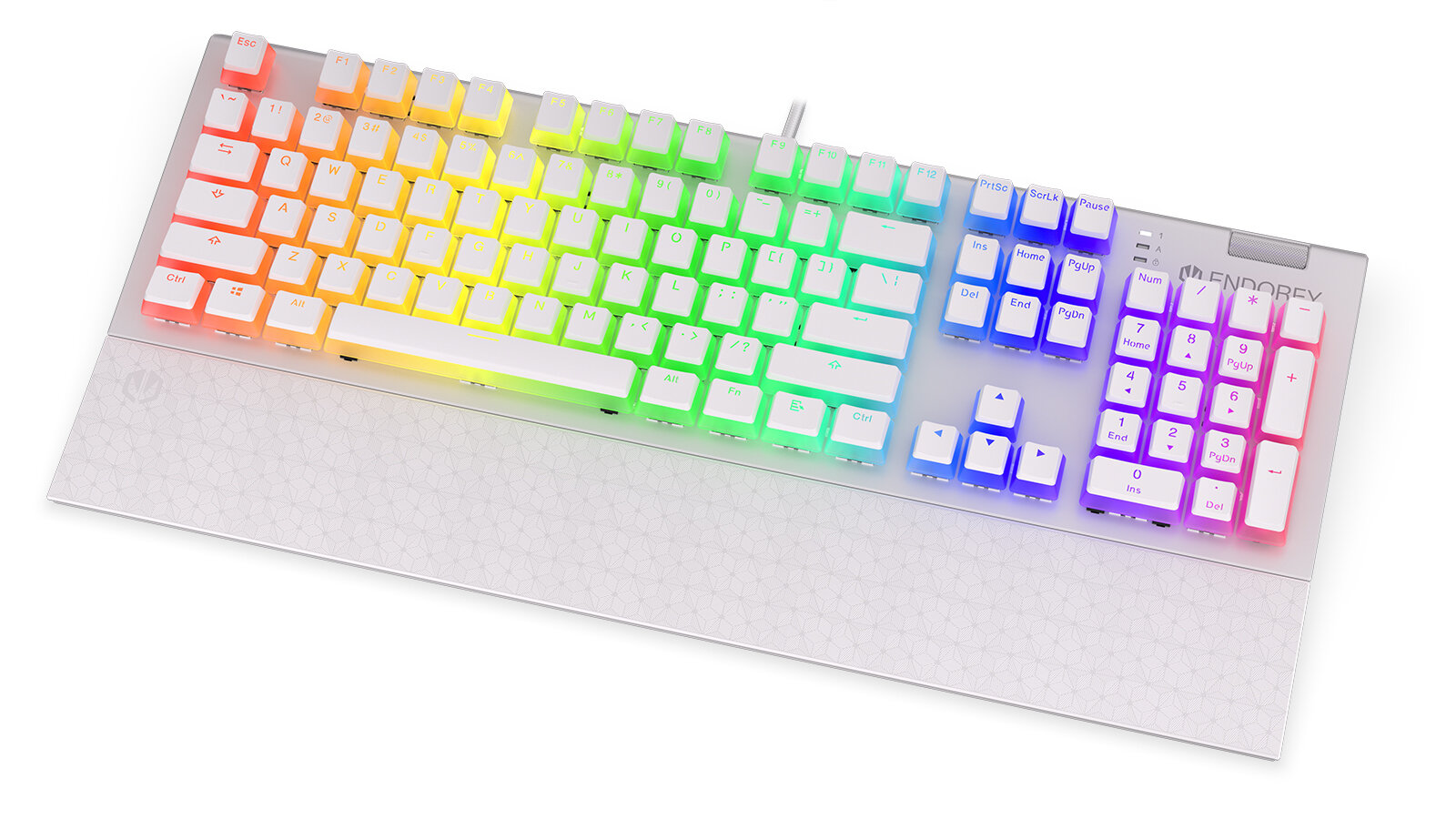 ENDORFY Omnis Pudding Onyx White Red Kailh RGB Klawiatura - niskie ceny ...