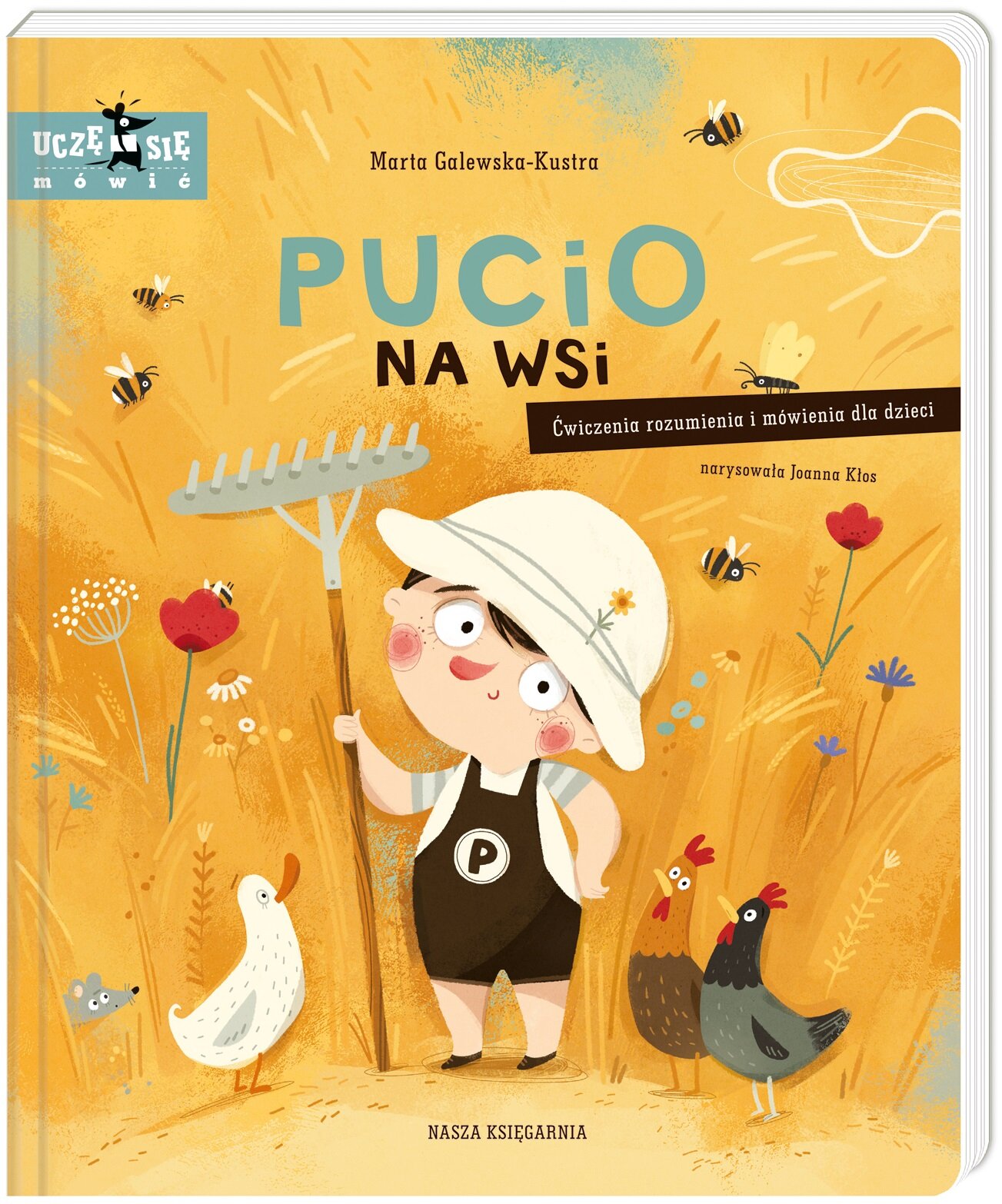 Książka dla dzieci Pucio na wsi. Ćwiczenia rozumienia i mówienia dla ...