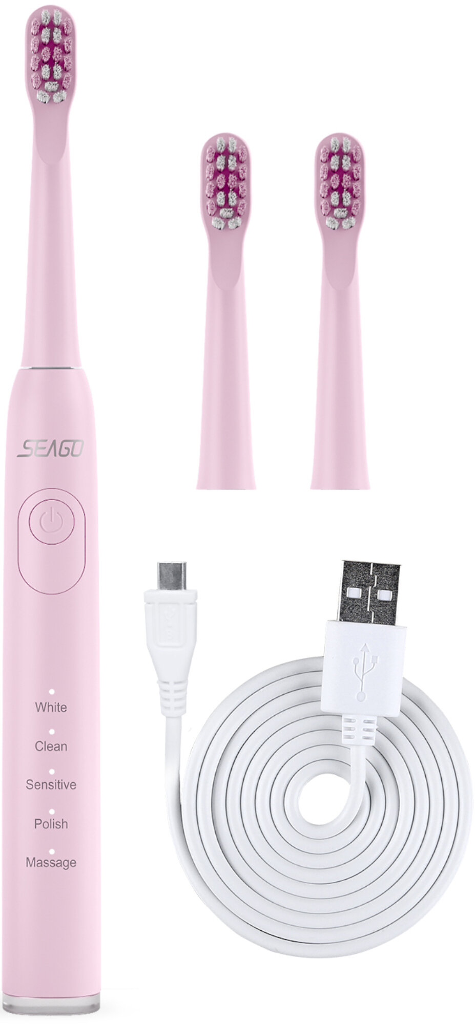 SEAGO SG-2303 Różowy Szczoteczka soniczna - niskie ceny i opinie w Media Expert