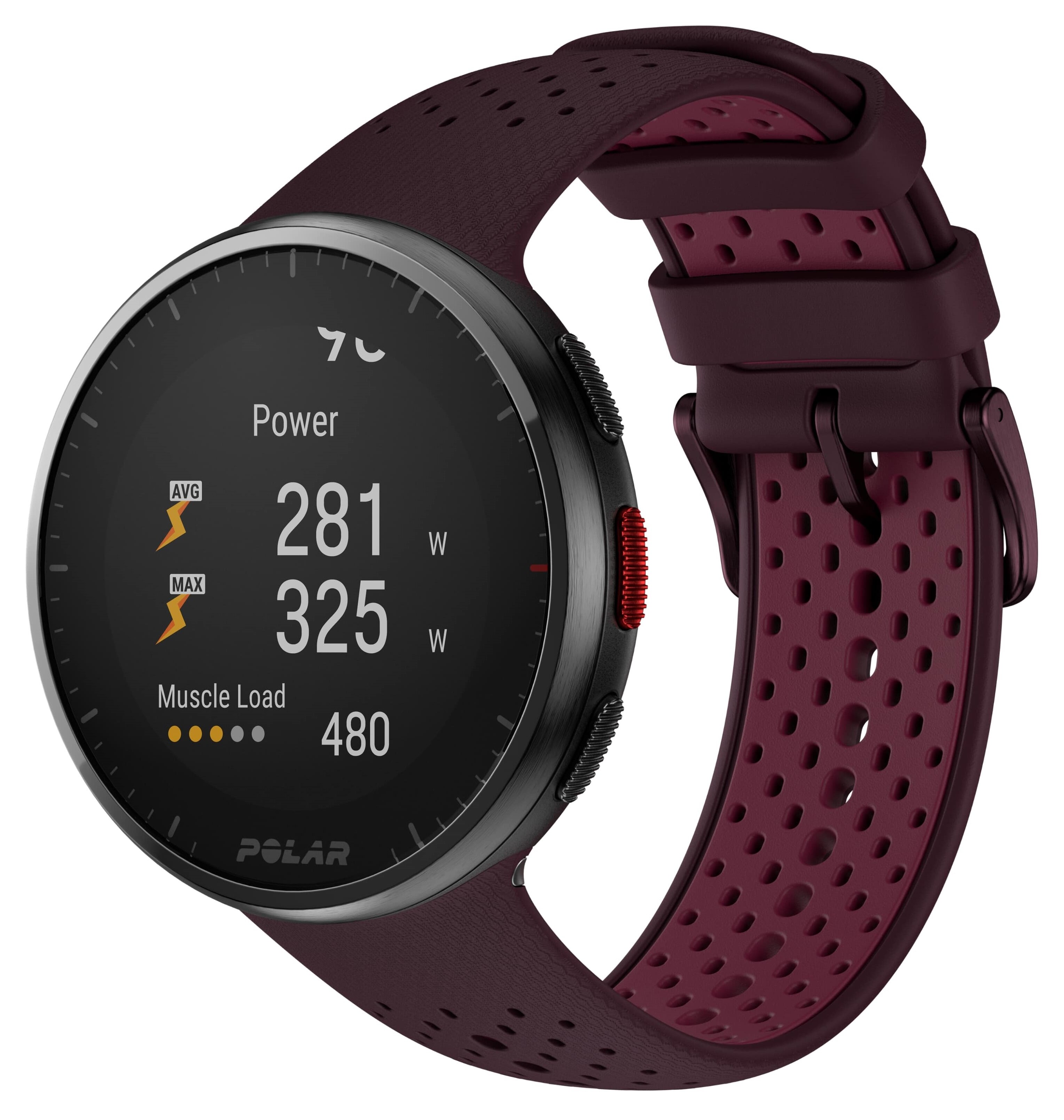POLAR Pacer PRO S-L Bordowy Zegarek sportowy - niskie ceny i opinie w ...