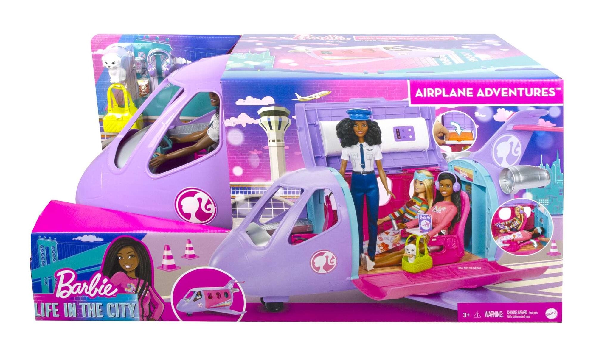 Barbie Lotnicza przygoda Samolot HCD49 (1 lalka) Lalka - niskie ceny i ...
