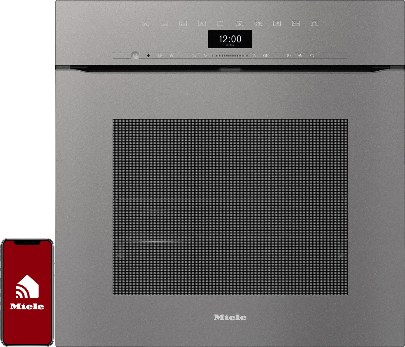 MIELE H 7464 BPX Elektryczny GraphitGrey A+ Piekarnik - niskie ceny i ...