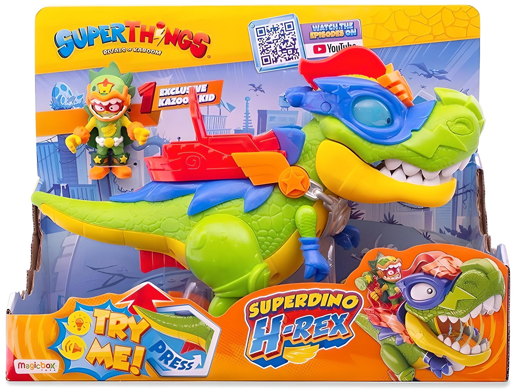 MAGIC BOX SuperThings Dino Hero Rex PSTSP112IN100 Zestaw figurek ...