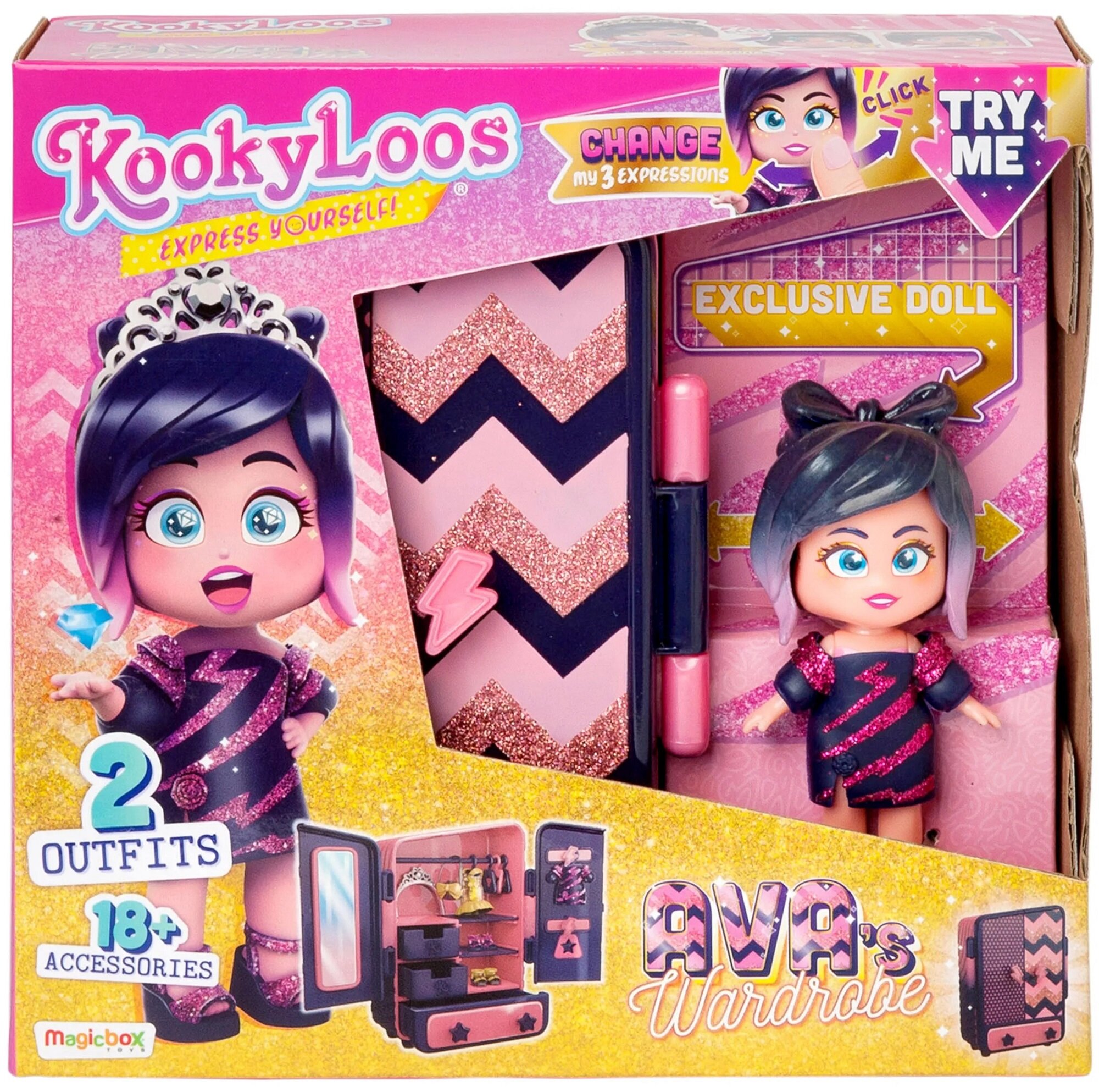 MAGIC BOX KookyLoos Ava s Wardrobe PKLSP114IN60 Lalka - niskie ceny i ...