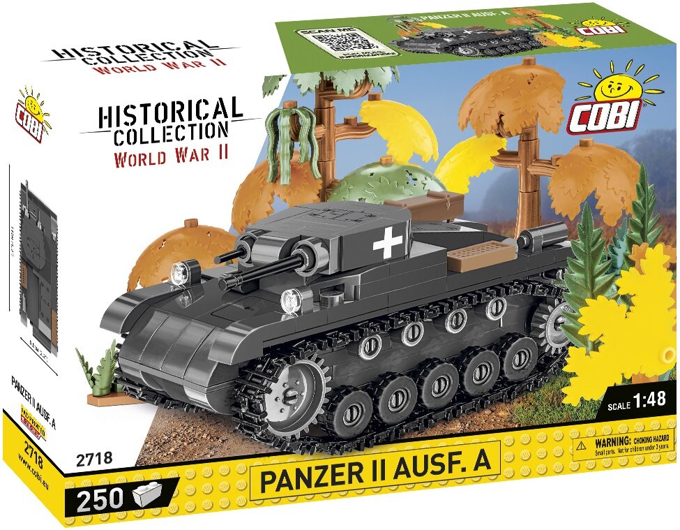 COBI Historical Collection World War II Panzer II Ausf. A COBI-2718 ...