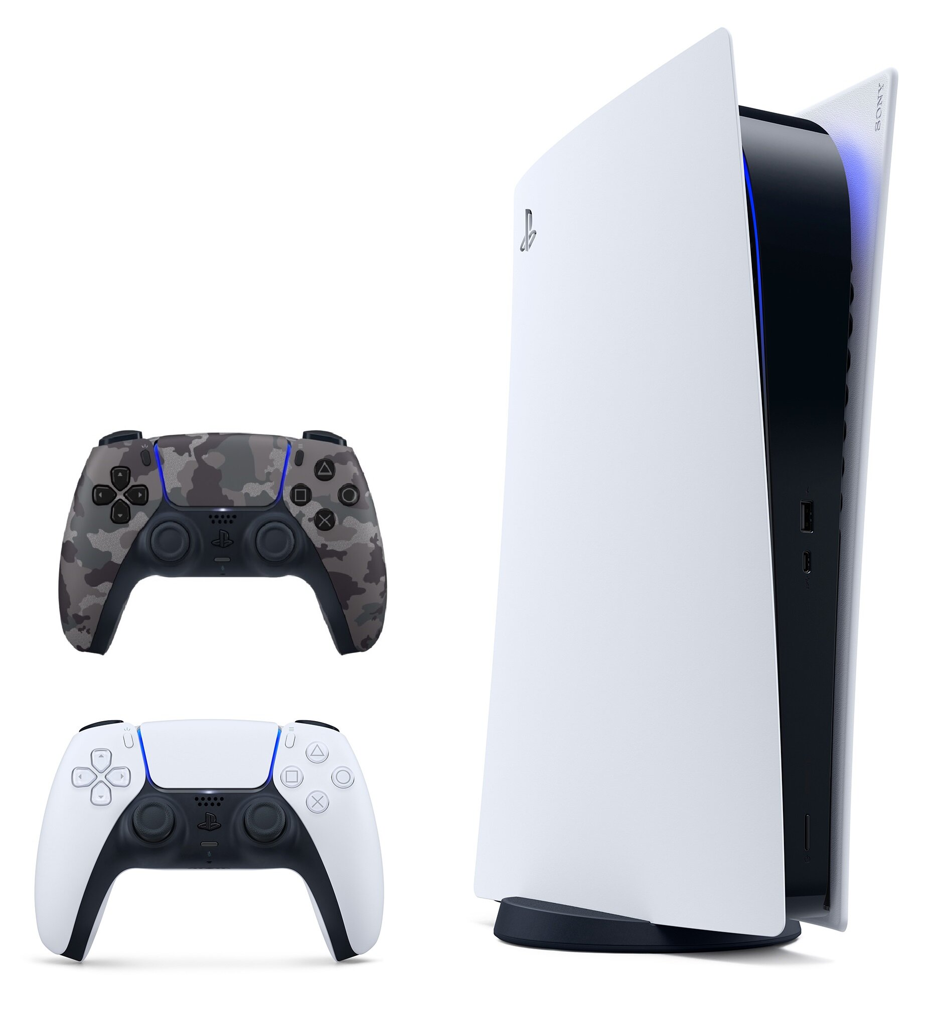 SONY PlayStation 5 Digital + Kontroler DualSense Szary Camo Konsola - niskie ceny i opinie w ...
