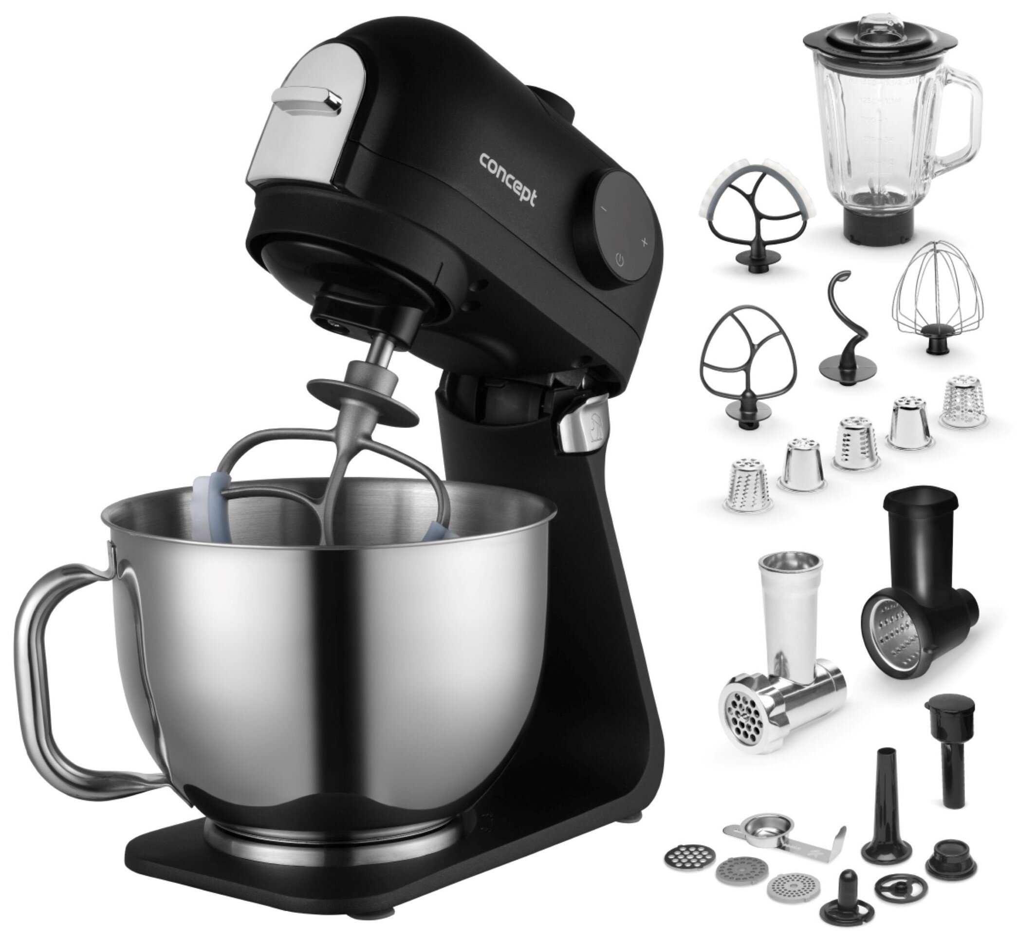 CONCEPT RM7500 Element Digi (1200W) z blenderem kielichowym i maszynką ...