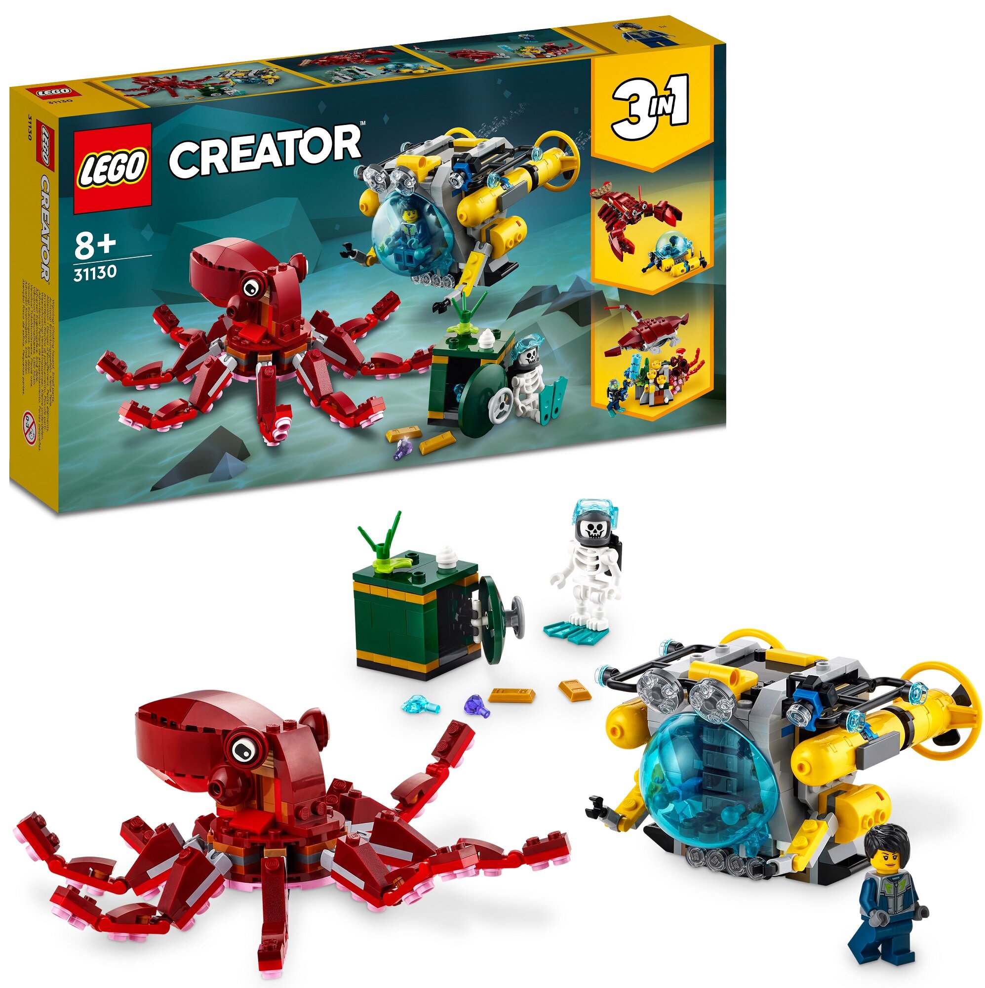 LEGO Creator Wyprawa po zatopiony skarb 31130 - niskie ceny i opinie w ...