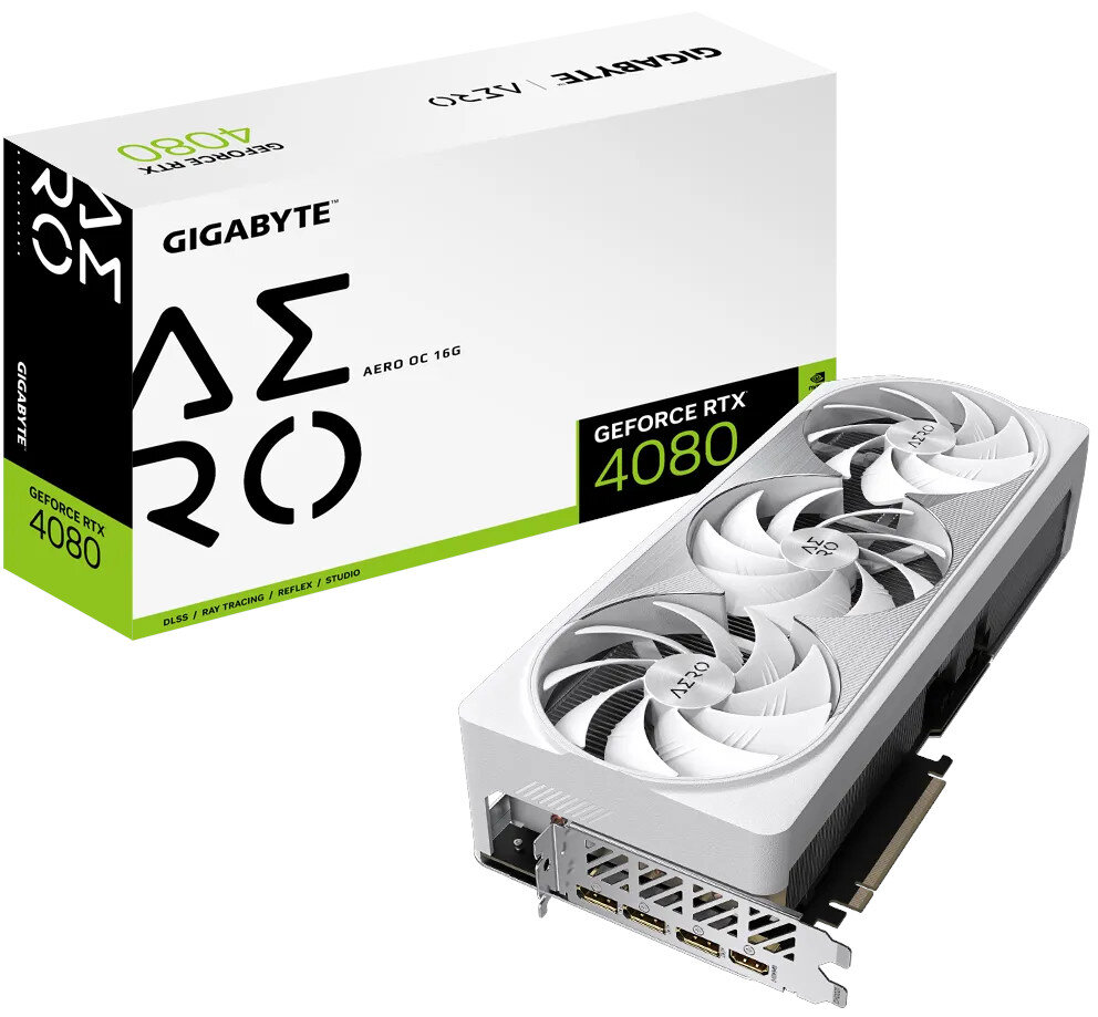 GIGABYTE GeForce RTX 4080 Aero OC 16GB DLSS 3 Karta graficzna - niskie ... GIGABYTE GeForce RTX 4080 Aero OC 16GB DLSS 3 Karta graficzna - niskie ...