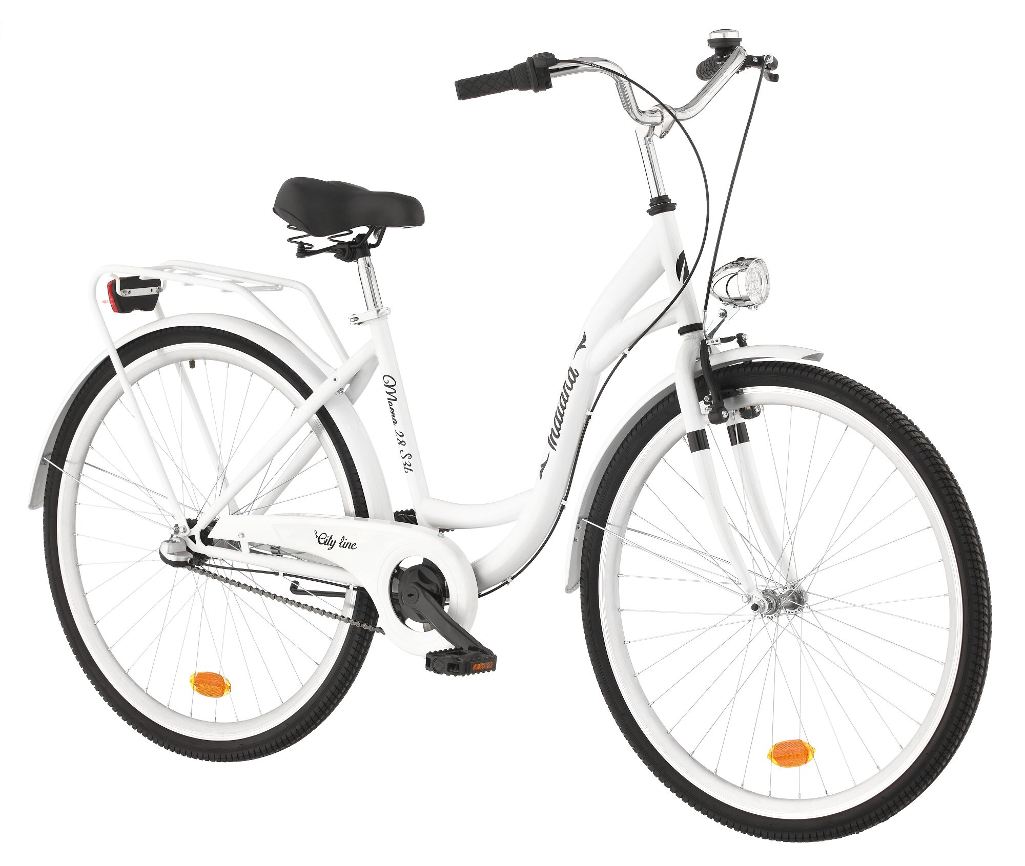 INDIANA Moena S3B 28 cali damski Biały Rower miejski - niskie ceny i ...