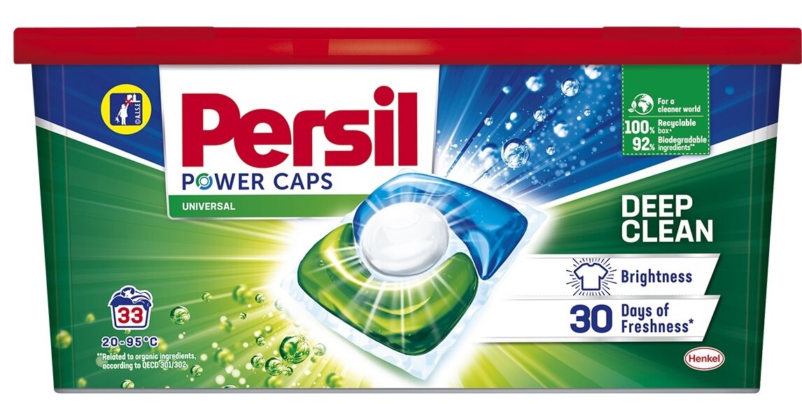 PERSIL Power Caps Universal - 33 szt. Kapsułki do prania - niskie ceny ...