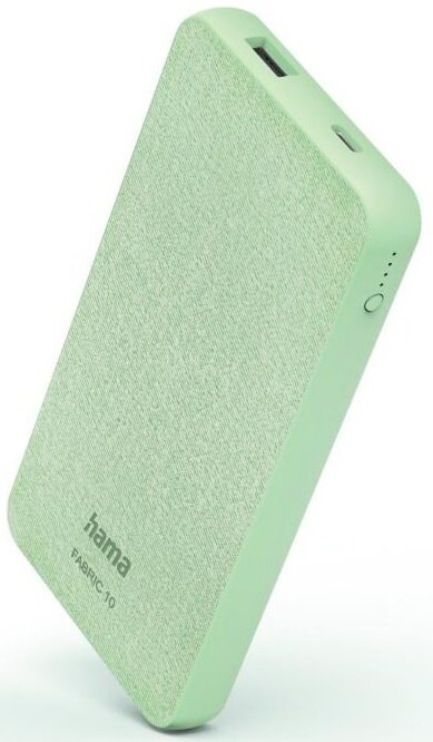 HAMA Power Pack Fabric 10 10000 mAh Zielony Powerbank - niskie ceny i ...