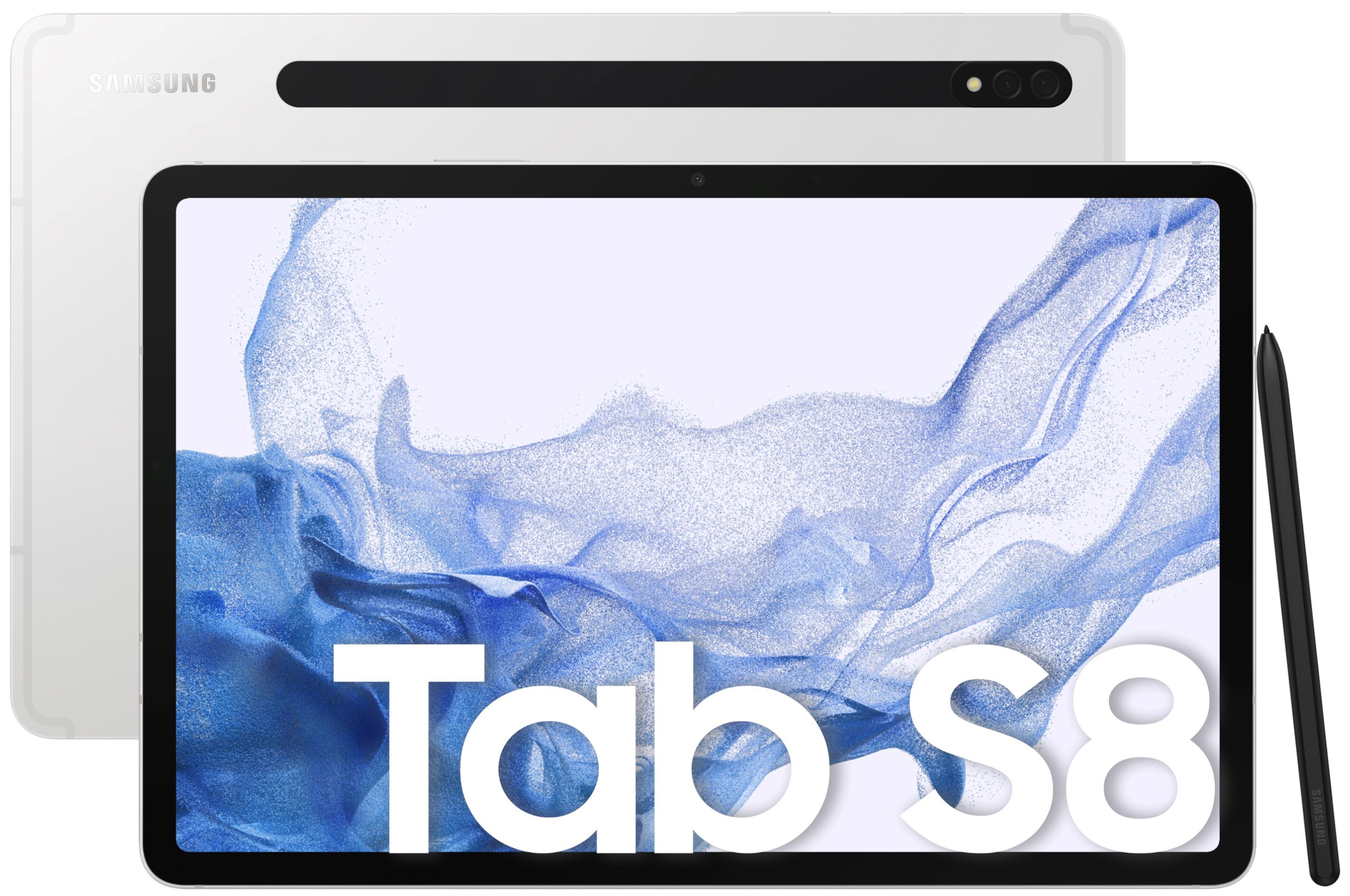 SAMSUNG Galaxy Tab S8 11" 8/128 GB Wi-Fi Srebrny + Rysik S Pen ...