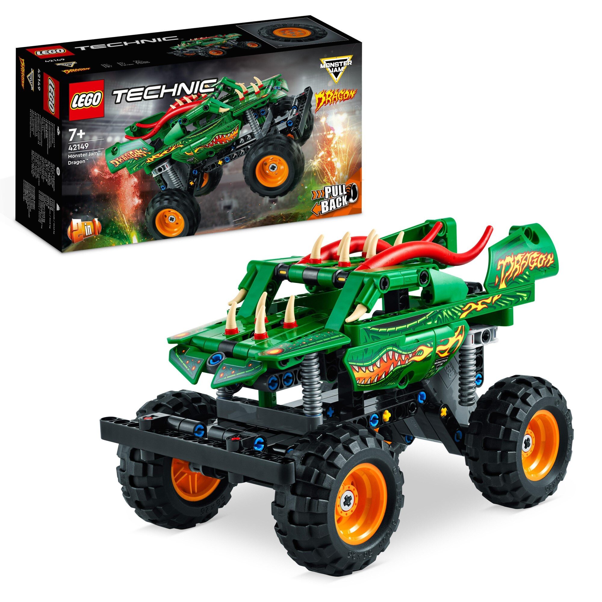 LEGO 42149 Technic Monster Jam Dragon - niskie ceny i opinie w Media Expert LEGO 42149 Technic Monster Jam Dragon - niskie ceny i opinie w Media Expert