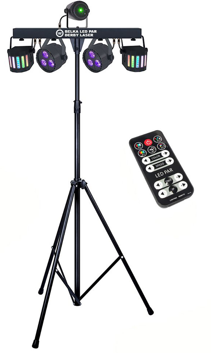 LIGHT4ME LED Derby Par Laser Belka - niskie ceny i opinie w Media Expert
