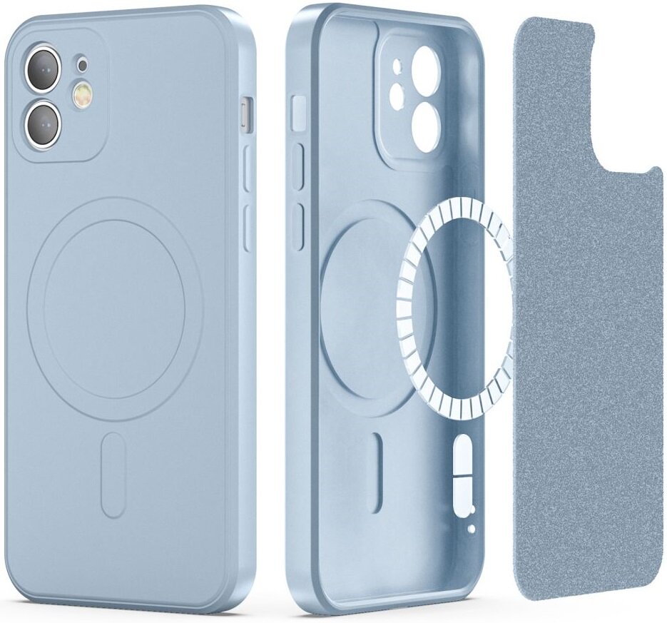 TECH-PROTECT Icon Magsafe do Apple iPhone 12 Błękitny Etui - niskie ...