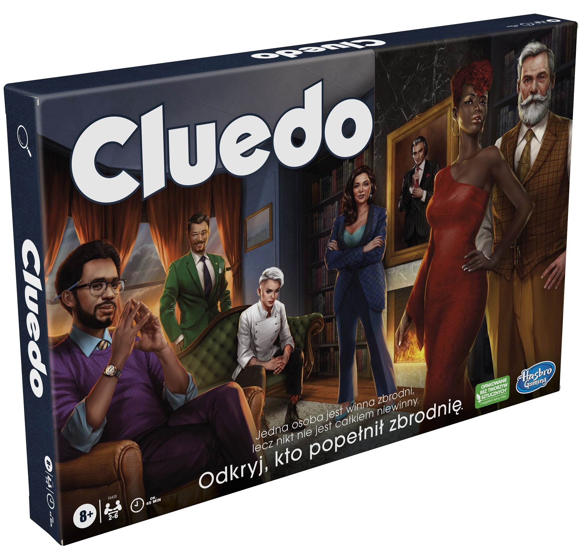 HASBRO Cluedo F6420 Gra planszowa - niskie ceny i opinie w Media Expert