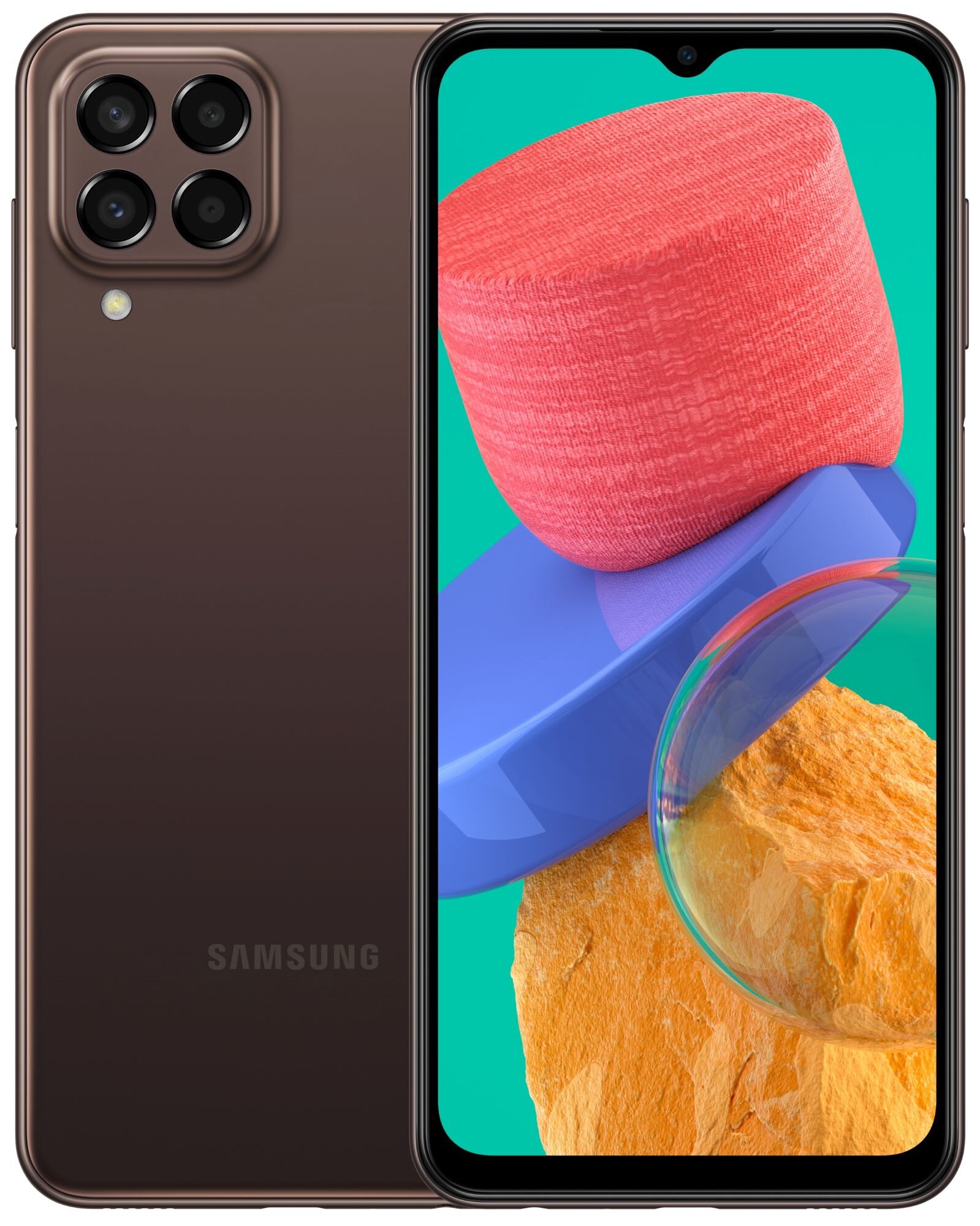 SAMSUNG Galaxy M33 6/128GB 5G 6.6" 120Hz Brązowy SM-M336BZNGEUE ...