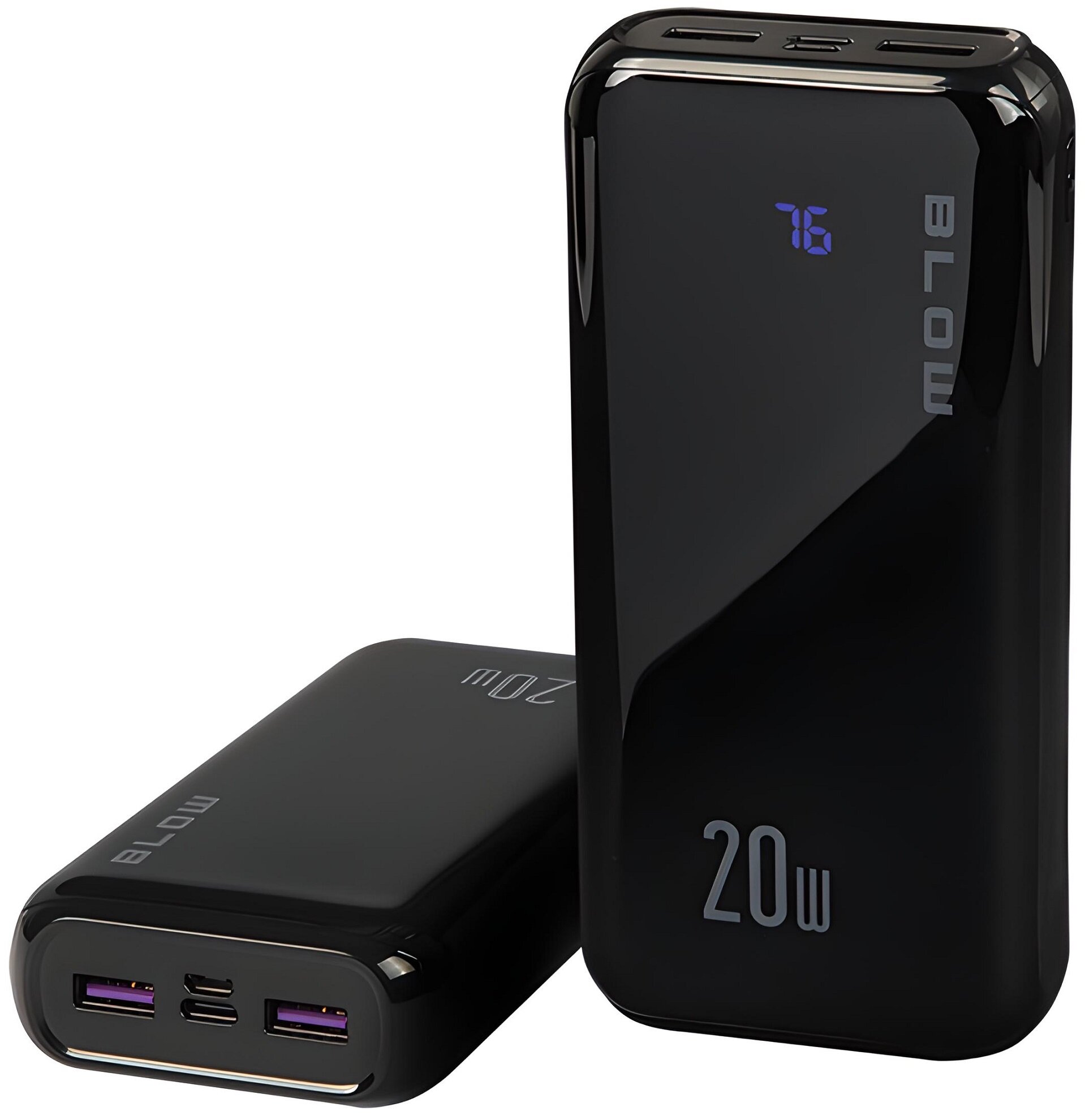 BLOW PB30A 30000mAh 20W Czarny Powerbank - niskie ceny i opinie w Media ...