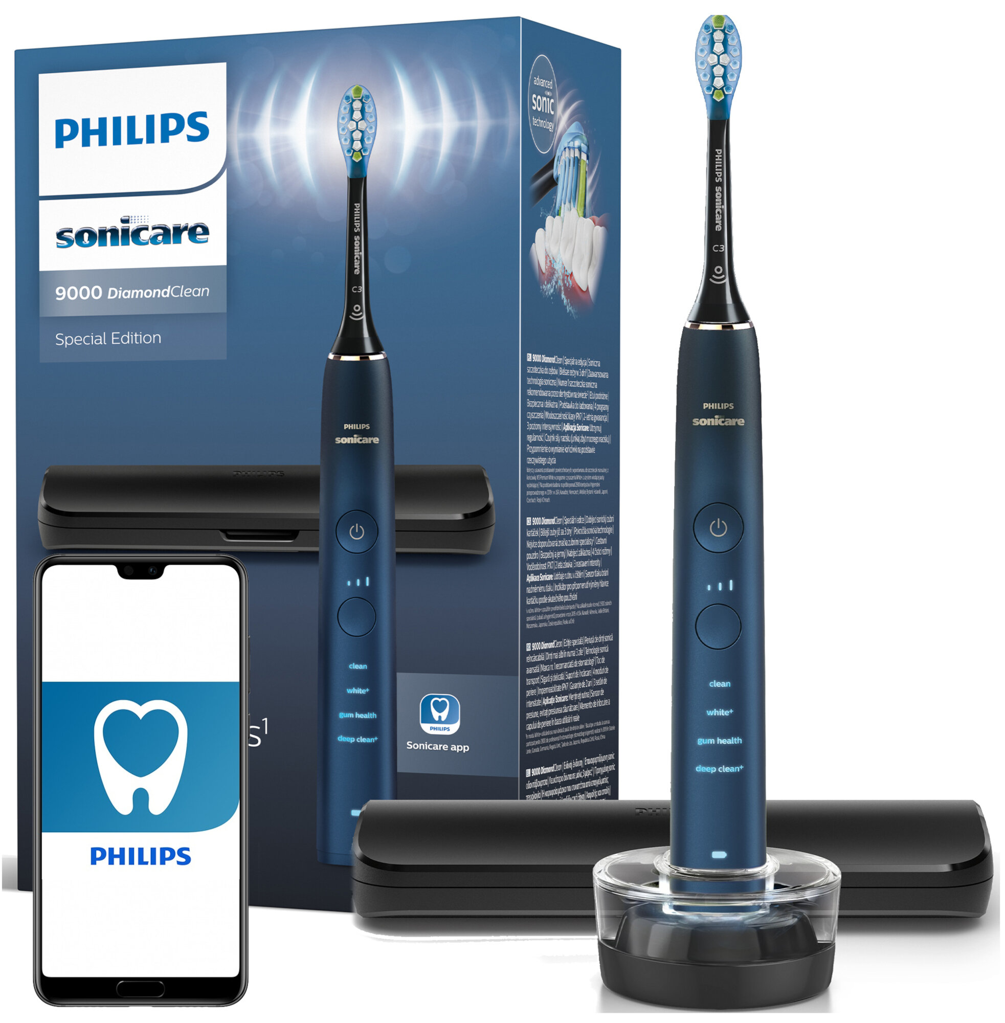 PHILIPS Sonicare 9000 DiamondClean HX9911/88 Szczoteczka soniczna - niskie ceny i opinie w Media ...