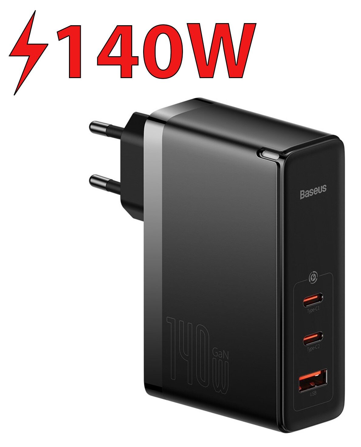 BASEUS GaN5 Pro 140W Czarny Ładowarka sieciowa - niskie ceny i opinie w ...