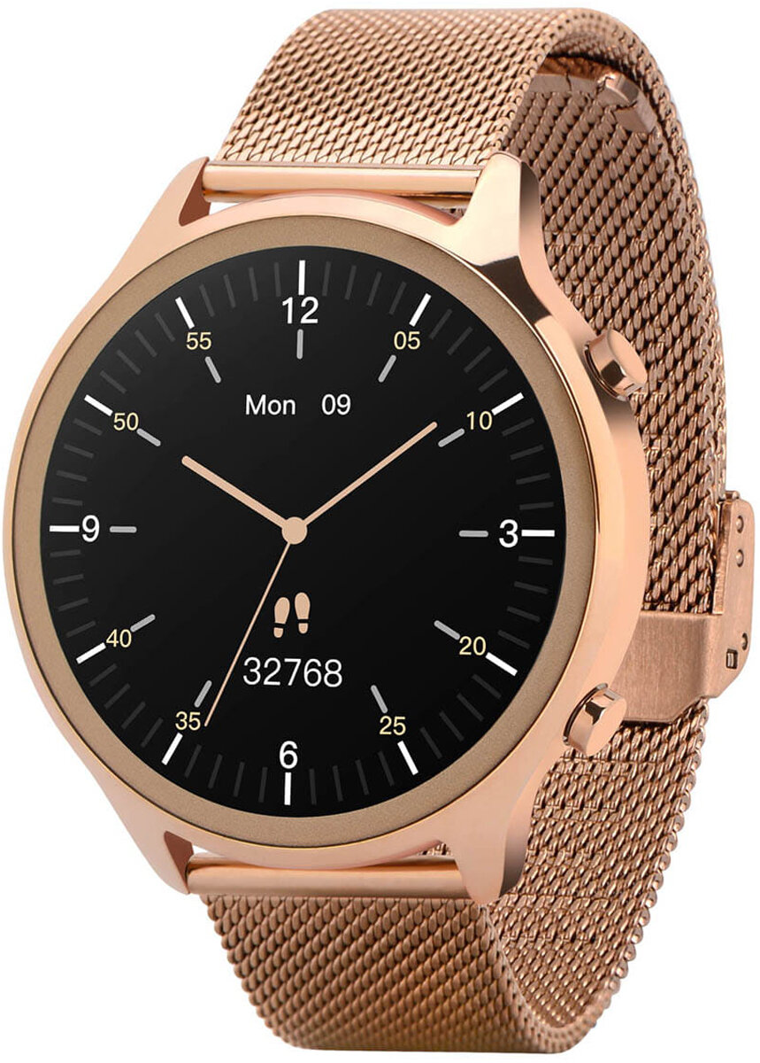 GARETT Veronica Złoto-stalowy Smartwatch - niskie ceny i opinie w Media ...