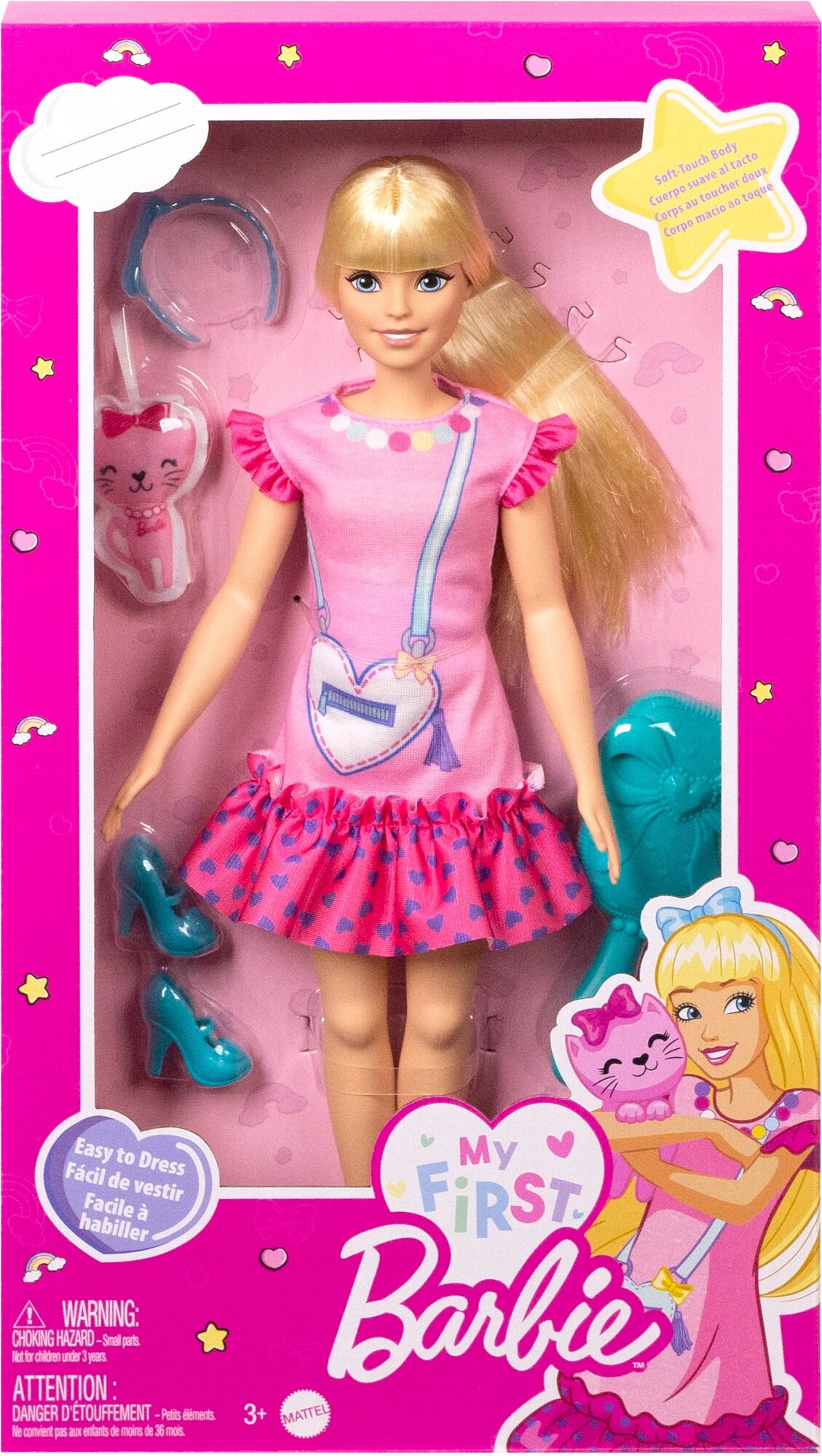 Barbie Moja pierwsza Barbie Malibu HLL19 Lalka - niskie ceny i opinie w ...
