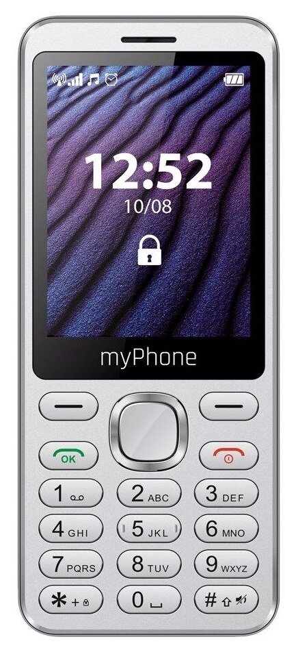 MYPHONE Maestro 2 Srebrny Telefon - niskie ceny i opinie w Media Expert