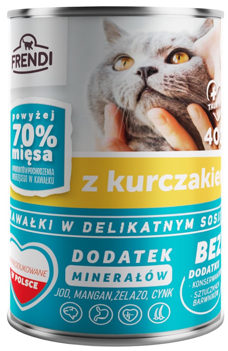FRENDI Kurczak 400 g Karma dla kota - niskie ceny i opinie w Media Expert