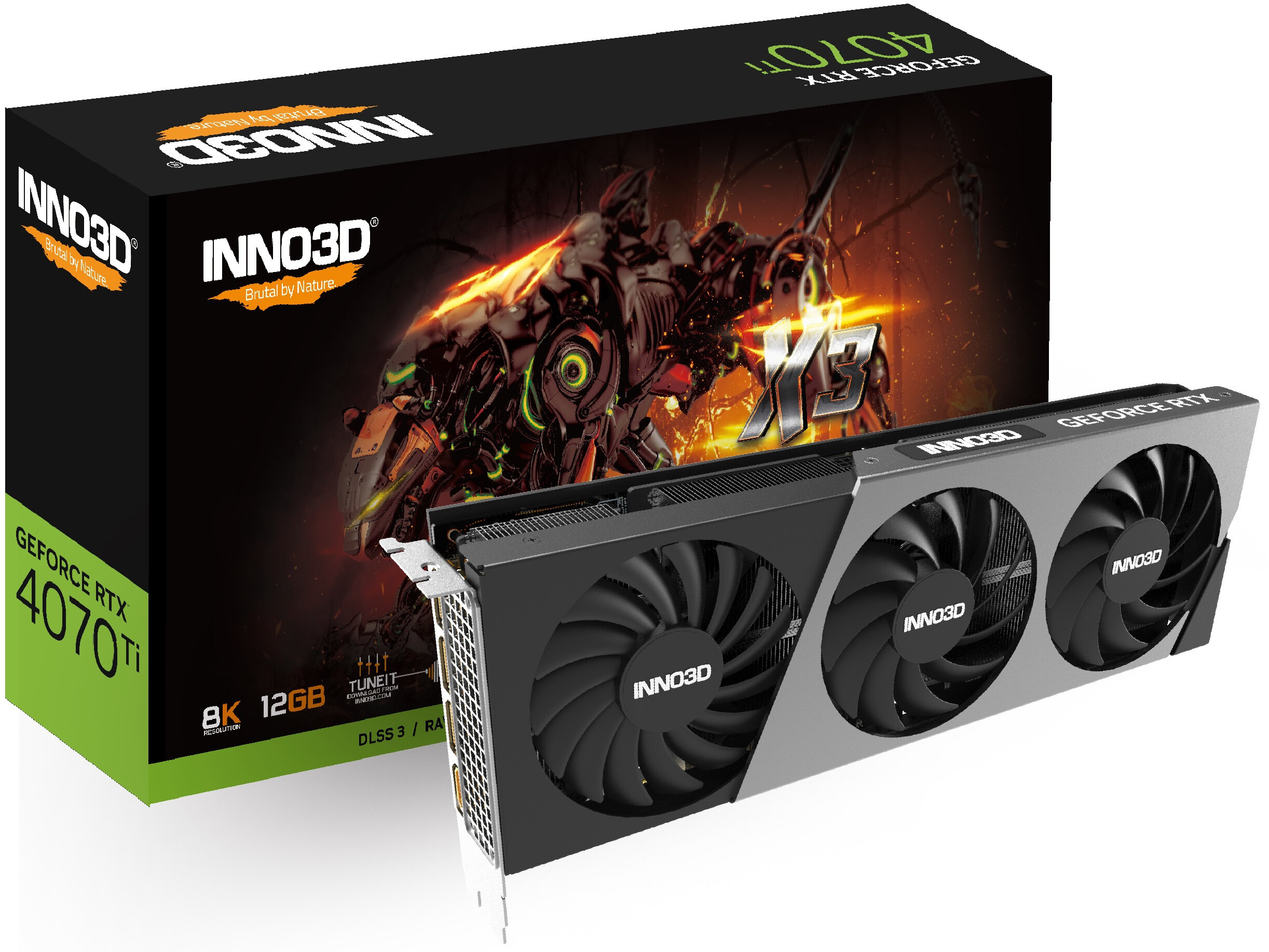 INNO3D GeForce RTX 4070 Ti X3 12GB DLSS 3 Karta graficzna - niskie ceny ...