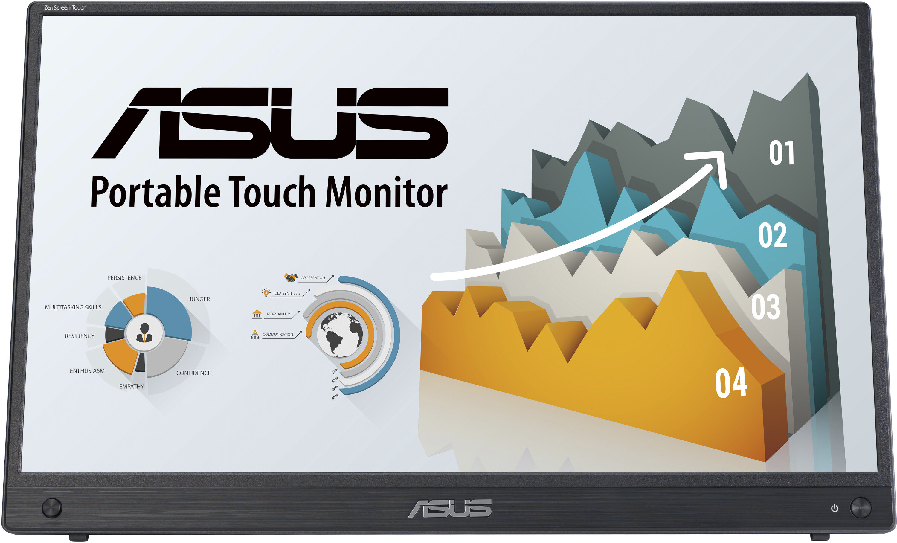 ASUS ZenScreen Touch MB16AHT 15.6" 1920x1080px IPS Monitor - niskie ...