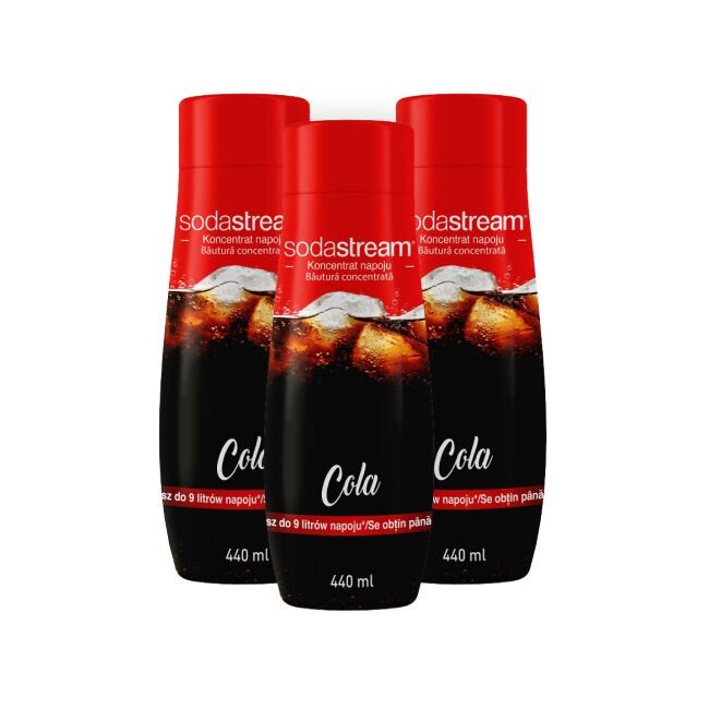 SODASTREAM Cola 3 x 440 ml Syrop - niskie ceny i opinie w Media Expert