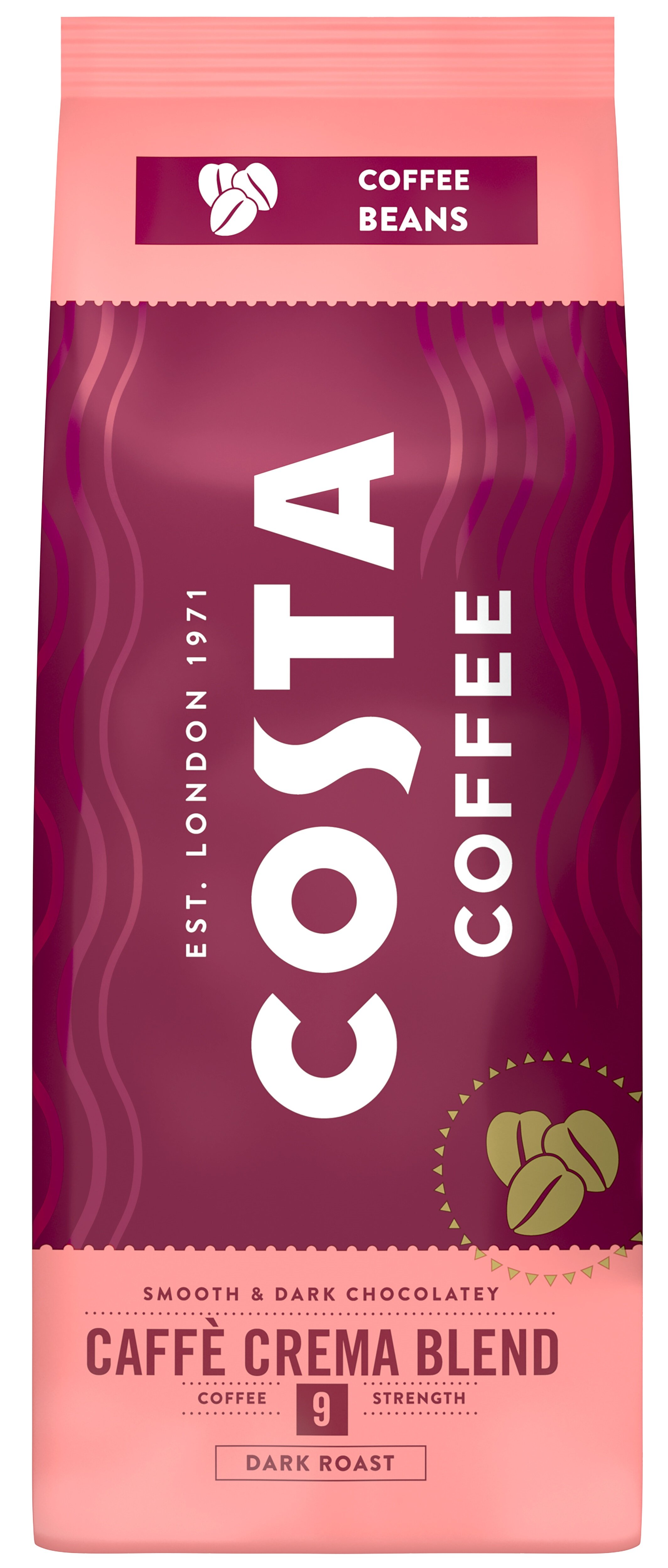 COSTA COFFEE Caffe Crema 0.5 kg Kawa ziarnista - niskie ceny i opinie w ...