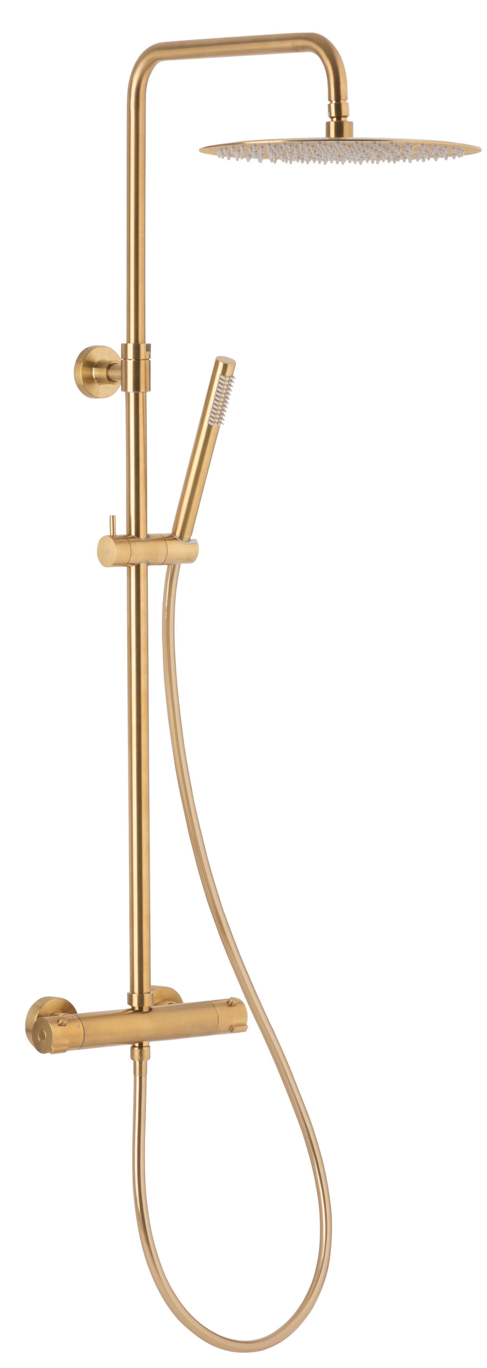 KFA ARMATURA Moza 5736-920-31 Złoty Zestaw prysznicowy natynkowy ...