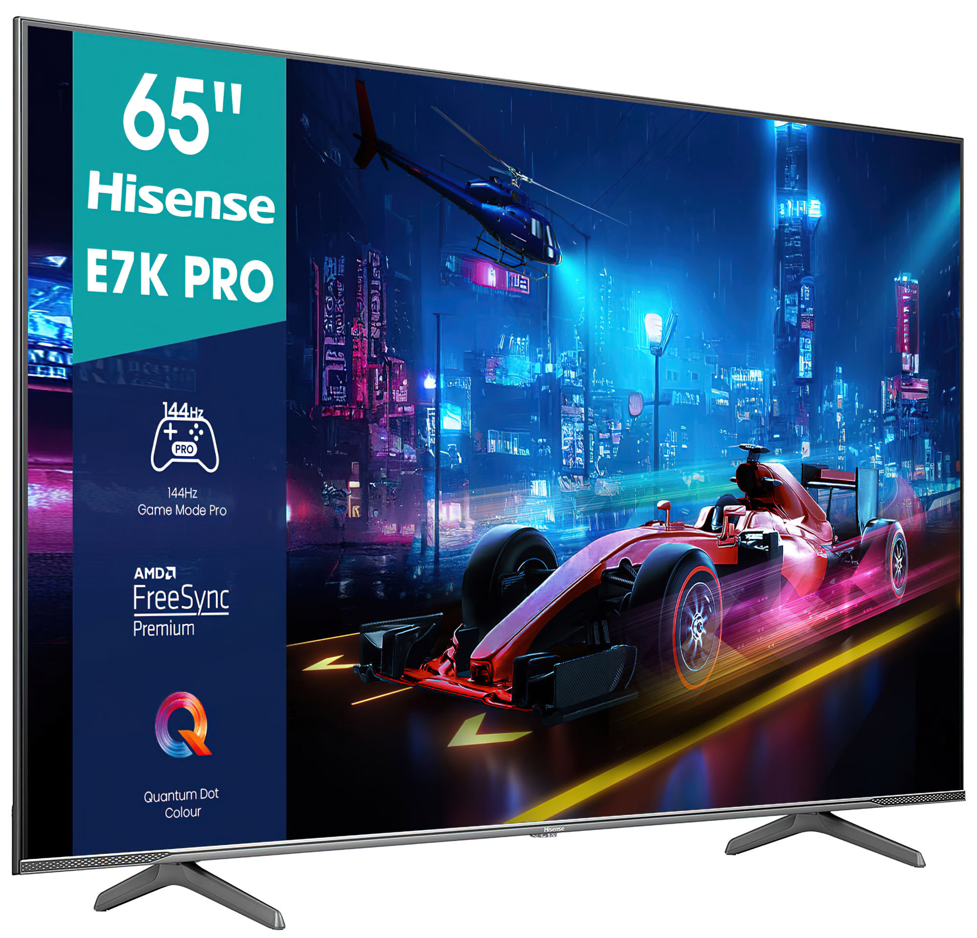 HISENSE 65E7KQ Pro 65" QLED 4K 144HZ Dolby Vision Dolby Atmos HDMI 2.1 ...