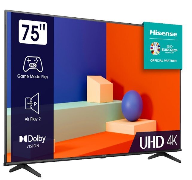 HISENSE 75A6K 75" LED 4K VIDAA Dolby Vision Telewizor - niskie ceny i ...