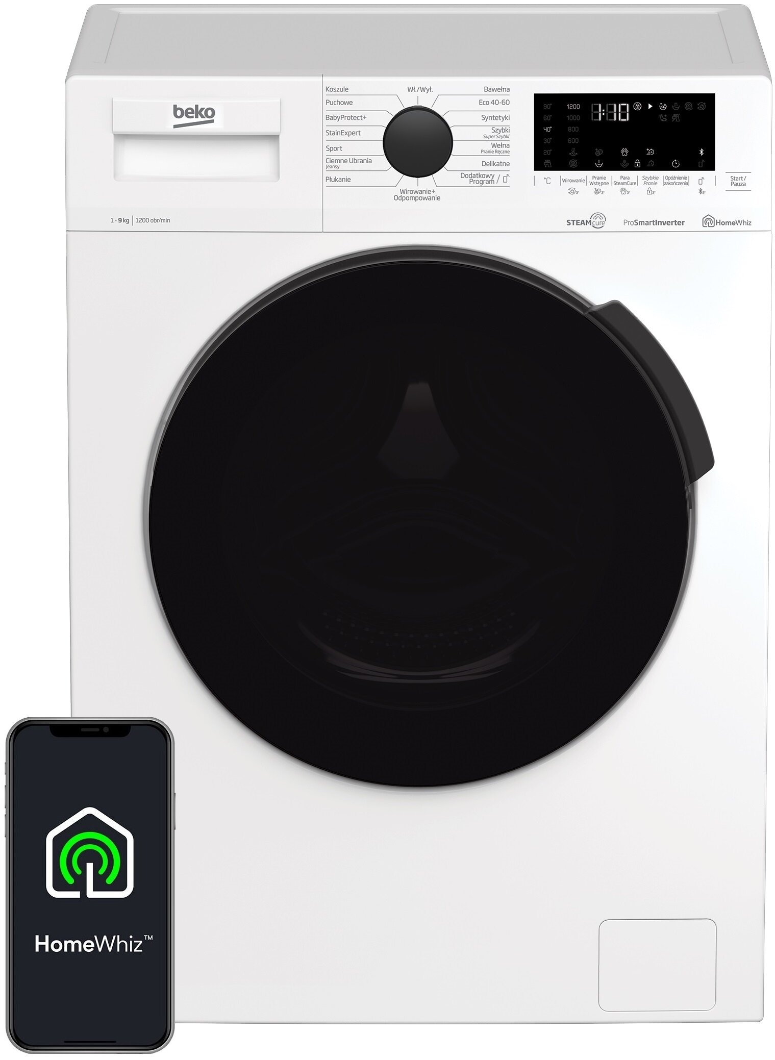 BEKO WUE9624XBWS 9 kg 1200 obr Pralka - niskie ceny i opinie w Media Expert