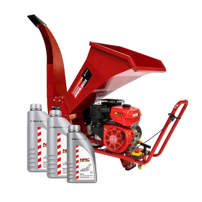 GREENSO WMS301 Weima + Olej do kosiarki NAC SAE 30 2600 ml Rozdrabniacz ...