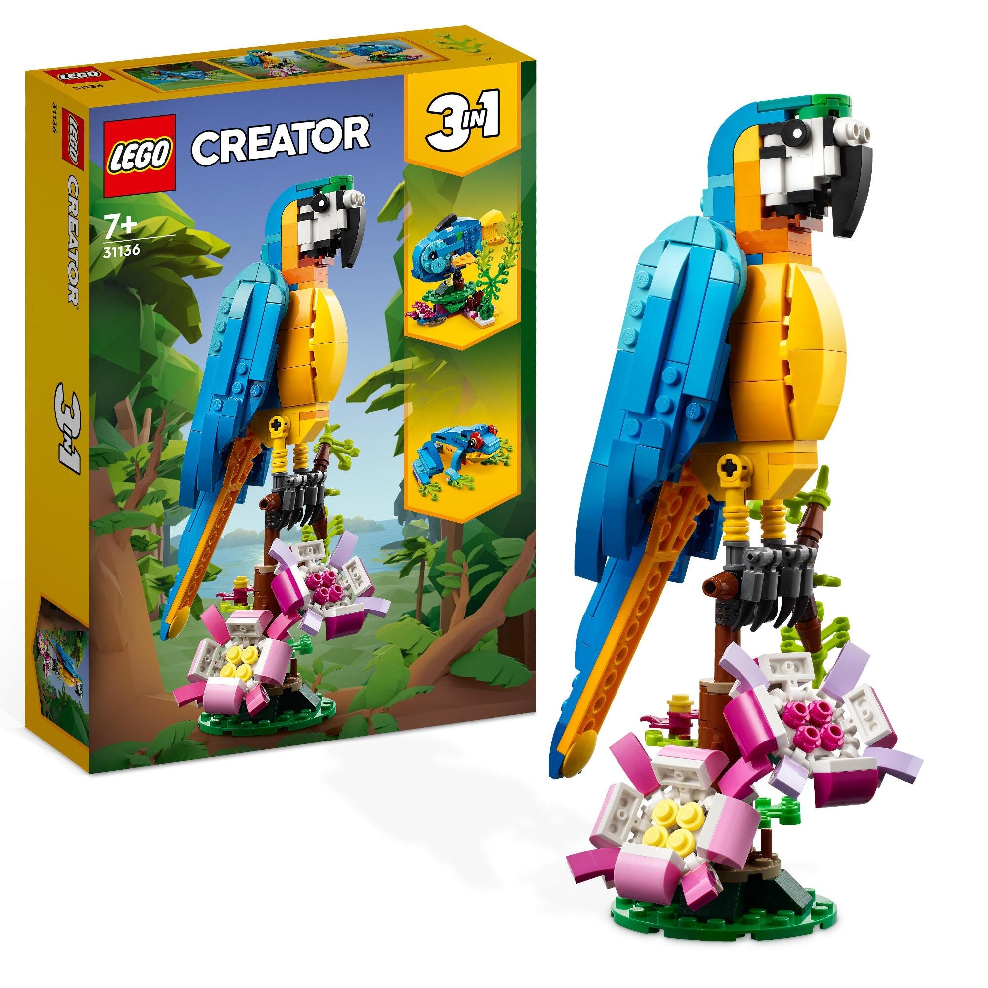 LEGO 31136 Creator 3w1 Egzotyczna papuga - niskie ceny i opinie w Media ...