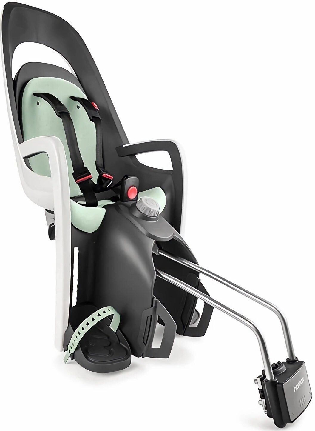 HAMAX Caress Szaro-biało-miętowy Fotelik rowerowy - niskie ceny i ...