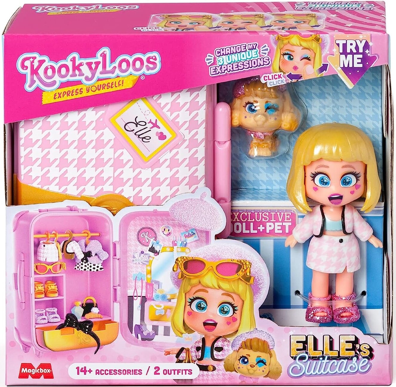 MAGIC BOX KookyLoos Walizka Elle PKLSP108IN40 Lalka - niskie ceny i ...