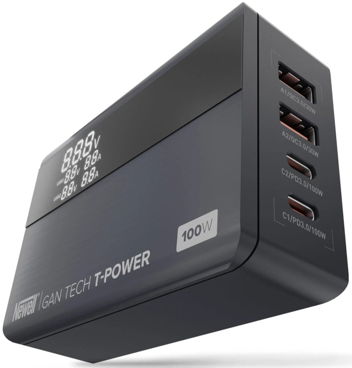 Newell GaN Tech T-power 100W Czarny Ładowarka sieciowa - niskie ceny i opinie w Media Expert
