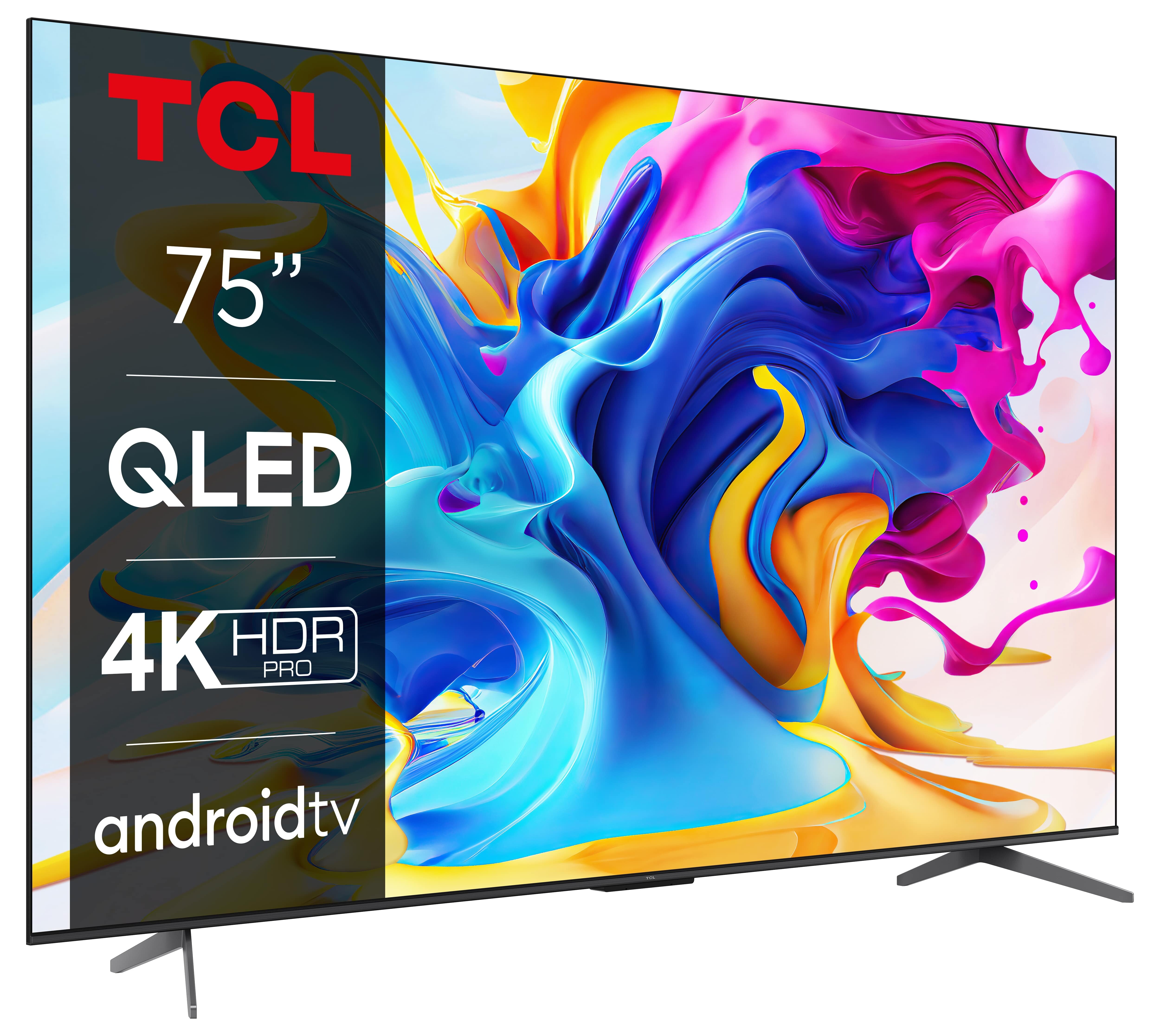 TCL 75C645 75" QLED 4K Google TV Dolby Vision Dolby Atmos HDMI 2.1 Telewizor - niskie ceny i ...