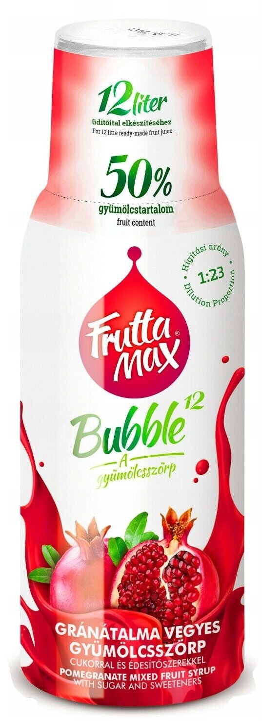FRUTTAMAX Granat 500 ml Syrop - niskie ceny i opinie w Media Expert