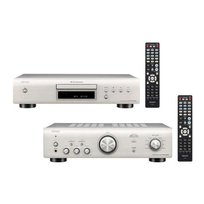 DENON PMA-600NE (SREBRNY) + ODTWARZACZ CD DENON DCD-600NE (SREBRNY ...